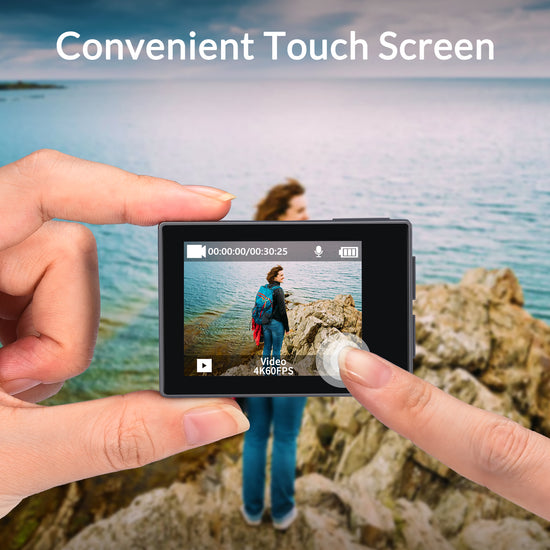 ICEFOX 4K Action Camera – Waterproof, 60FPS, EIS, WiFi & App Control