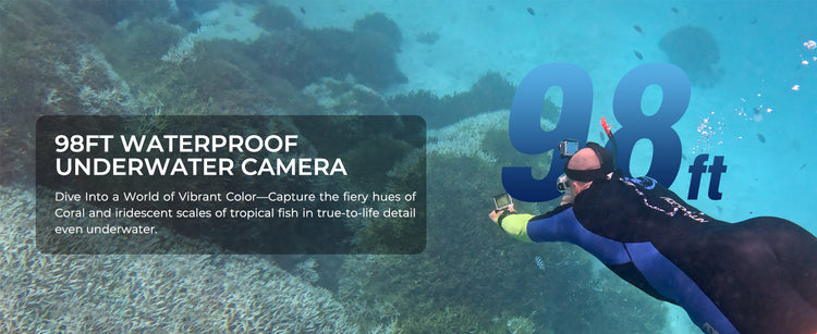 ICEFOX i7 4K60FPS Action Camera: Waterproof, EIS, Dual Battery, App Control